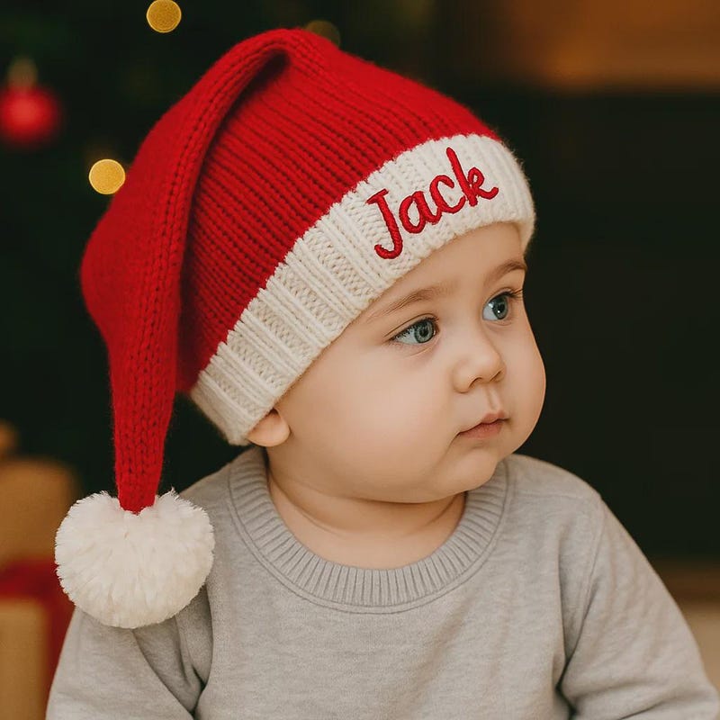 Personalised Santa Hat - Etsy Australia