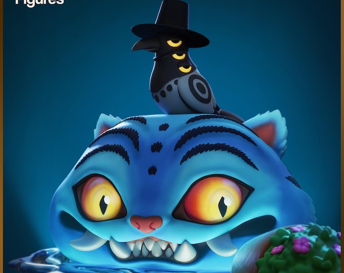 Derpy Tiger 3d Vtuber Model - Ready to Use - Multiple Colors - VRM ...