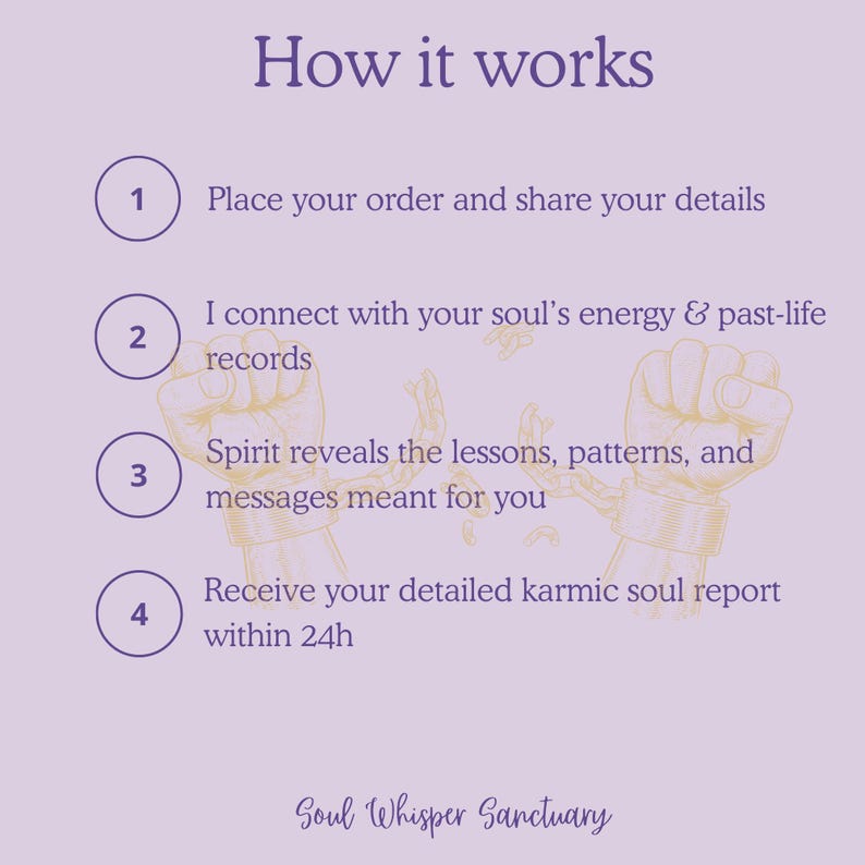 Karmic Lessons and Past Life Reading | Break Soul Patterns & Heal | Spiritual Guidance PDF - Etsy UK