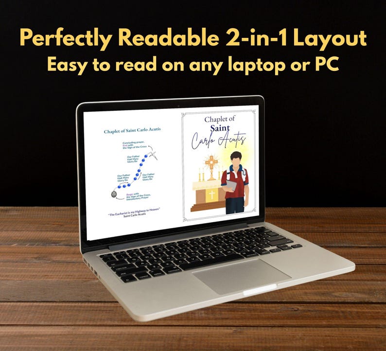 Chaplet of Saint Carlo Acutis Printable – A4 Folded Booklet + Large ...