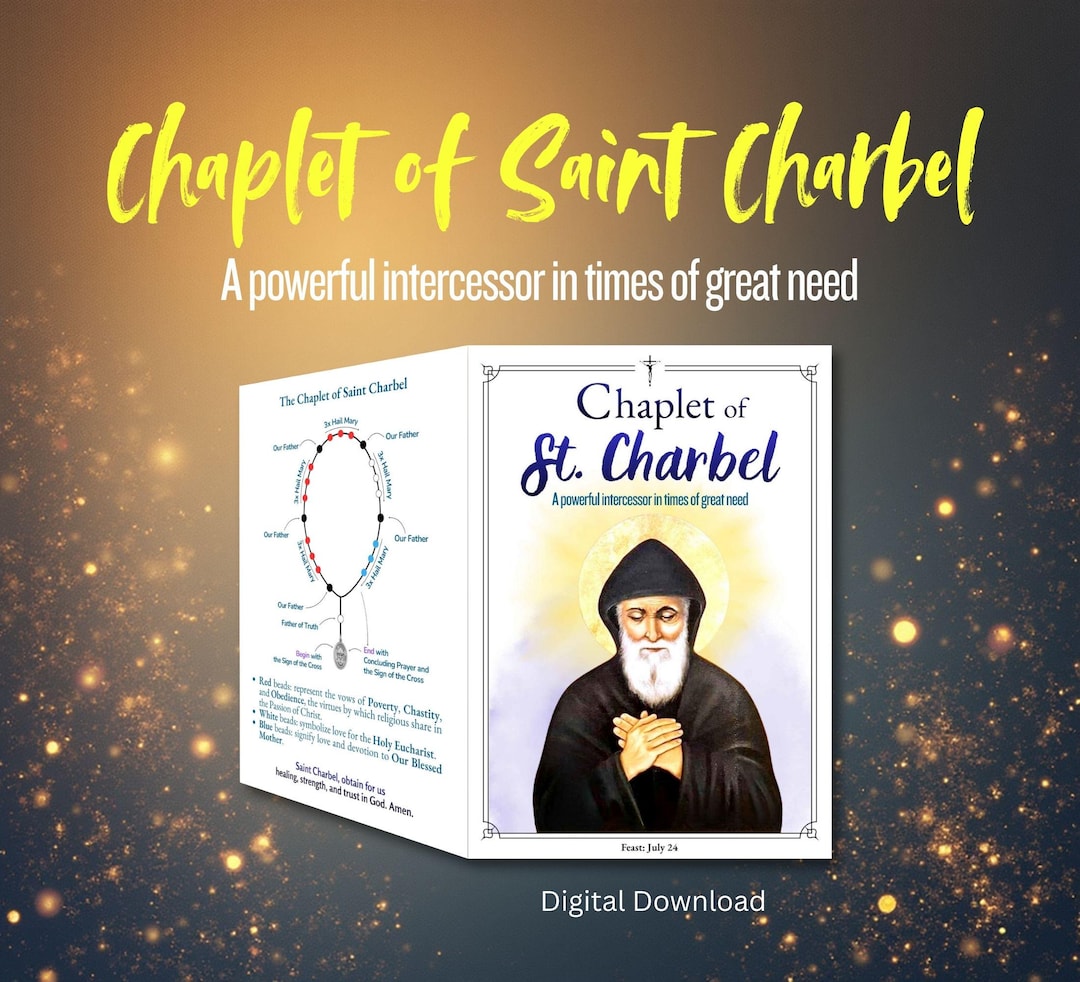 St. Charbel Chaplet | Powerful Healing Prayer | Lebanese Maronite Saint ...