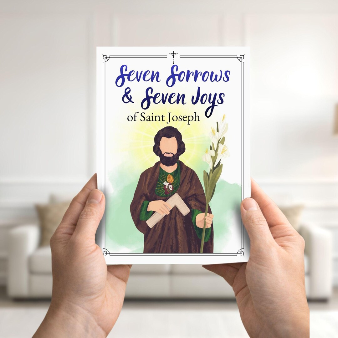 St. Joseph Seven Sorrows & Joys | Seven Sundays Devotion | Overcoming ...