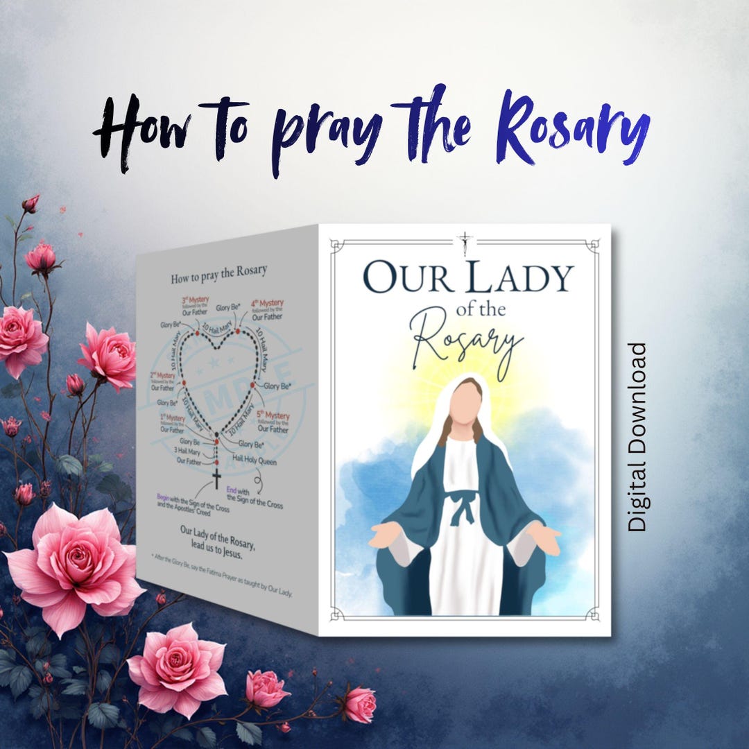 Rosary (holy Rosary) for Beginners | Step by Step Prayer Guide | 20 ...