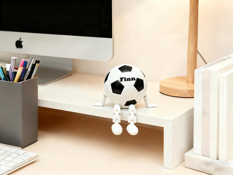 3D Printed Golf Ball Desk Buddy,office Desk Decor,monitor Base Ornament ...