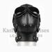 Black Full Head Mask With Goggle Style Eye Openings | Adjustable ...