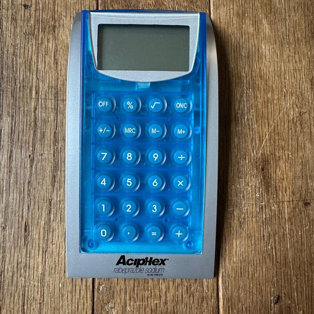 Aciphex Rabeprazole Sodium Calculator Pharmaceutical Rep Swag - Not ...