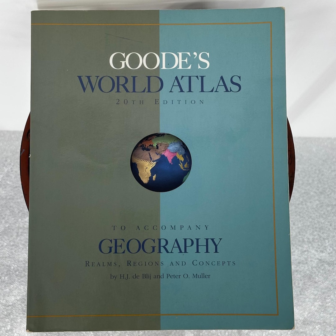 Rand Mcnally Goode's World Atlas 20th Edition 2000 Geography Reference ...