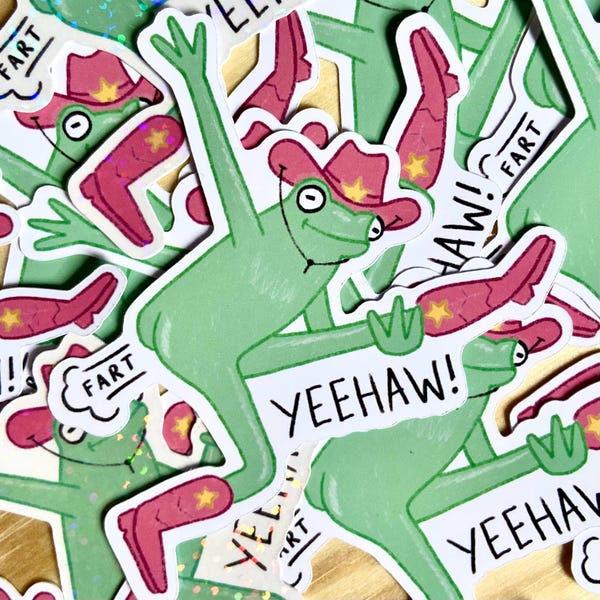 Funny Fart Stickers - Etsy