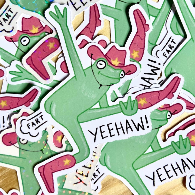 Funny Fart Stickers - Etsy