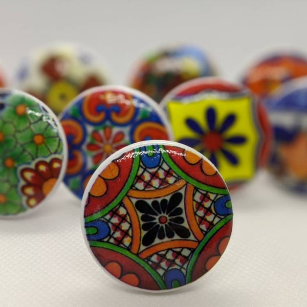 Talavera Knobs - Etsy