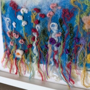 Wool Painting Needle Felted Wool Art. 5x78x10 Frame One of a Kind ...