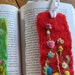 Felted Bookmark1 Anniversary Gift 7 Years. 7.5x2 Readers' Gift. Free ...