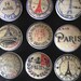 Door Knobs 8 Vintage Paris Designs Wood Knobs French Theme 1 1/2 Inches ...