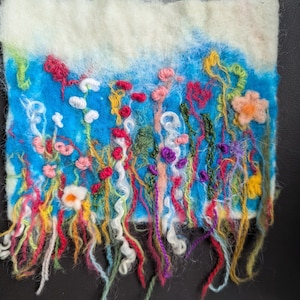 Wool Painting Needle Felted Wool Art. 6x7one of a Kind Textile Art - Etsy