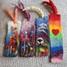 Felted Bookmark1 Anniversary Gift 7 Years. 7.5x2 Readers' Gift. Free ...