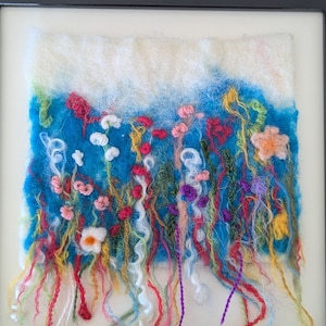 Wool Painting Needle Felted Wool Art. 6x7one of a Kind Textile Art - Etsy