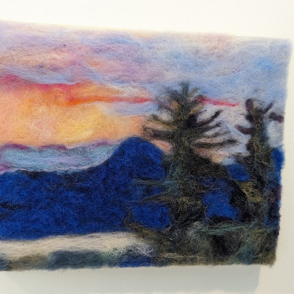 Felt Landscape - Etsy