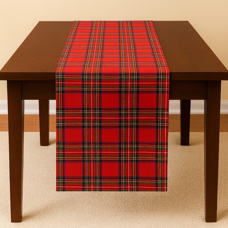 Tartan Table Runner - Etsy