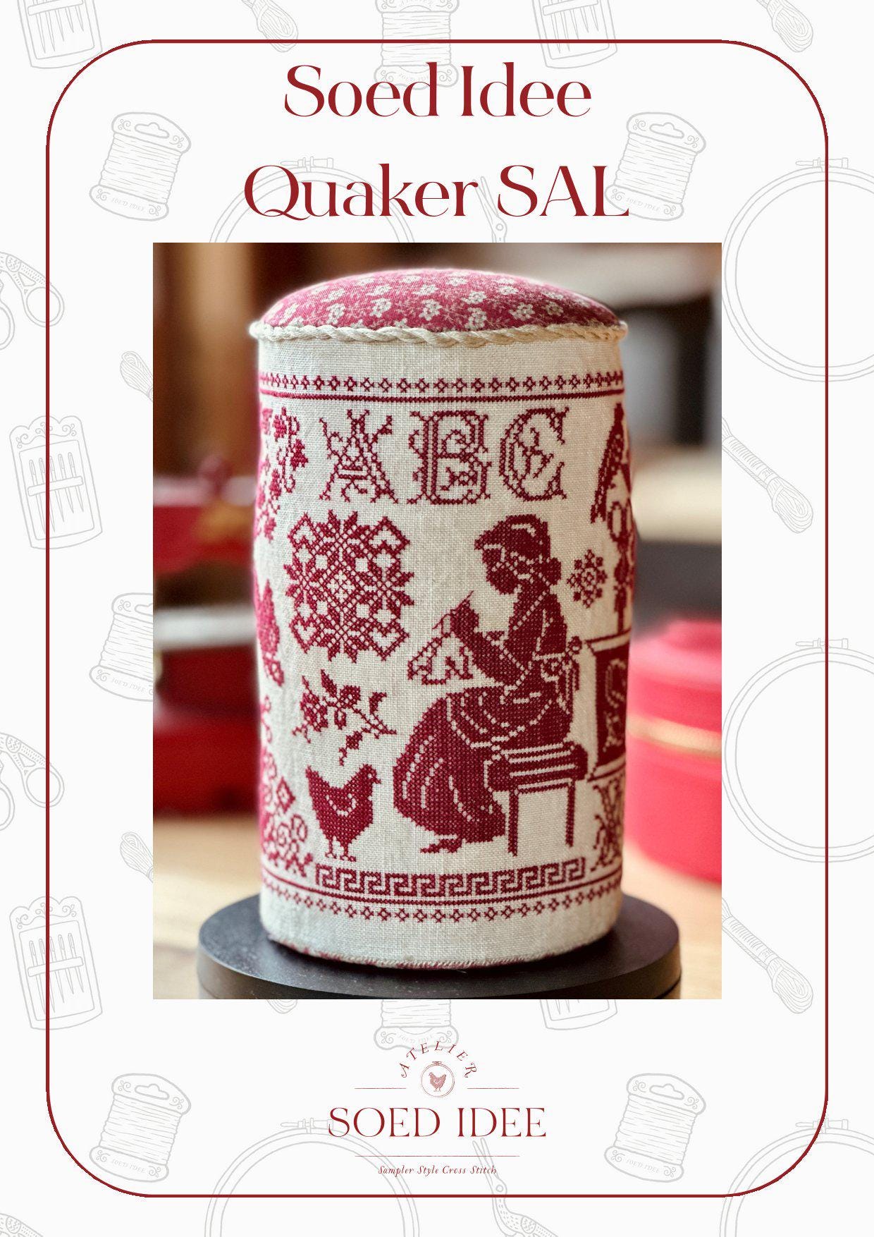 Soed Idee Quaker SAL – Cross Stitch PDF Pattern | Quaker Sampler ...