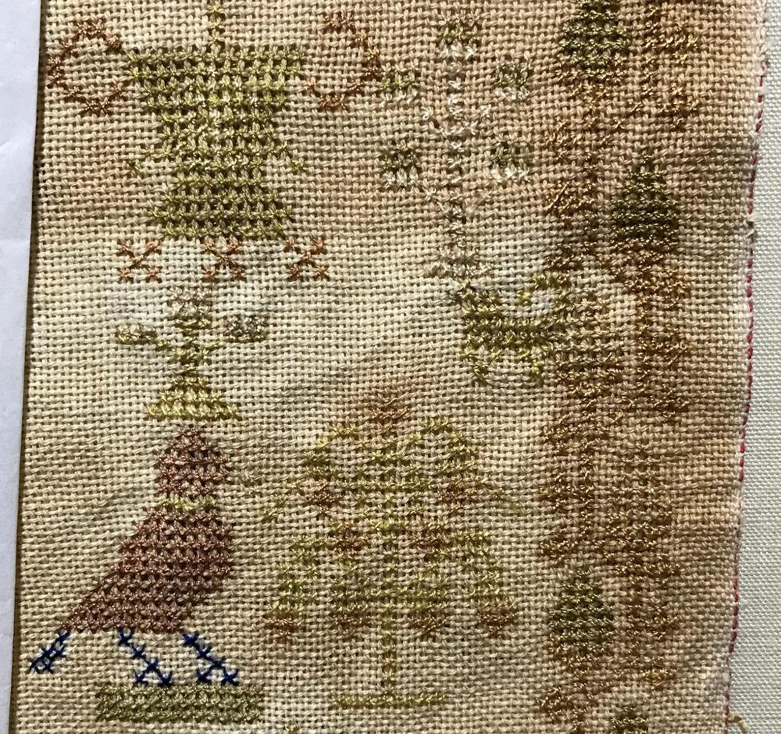 AH 1832 Dutch Antique Sampler PDF Pattern – Reproduction Cross Stitch ...