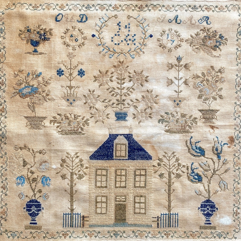 Antique Sampler - Etsy
