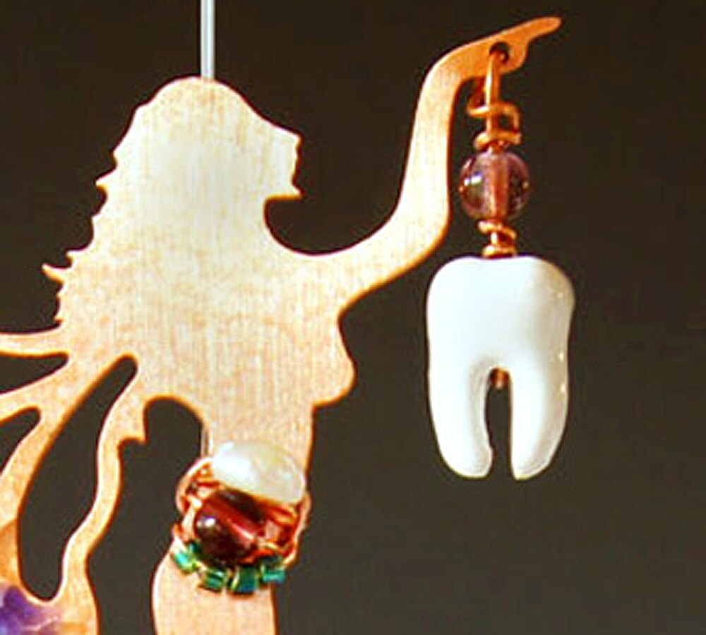 Tooth Fairy Kit With Hanging Copper Tooth Fairy Gift Jar - in Your ...