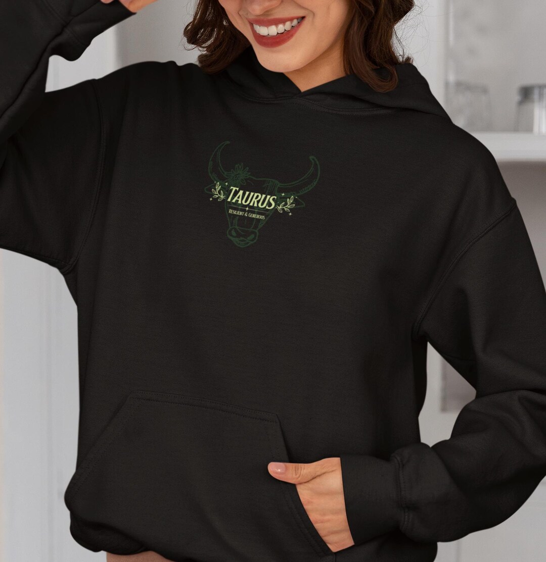 Taurus Zodiac Hoodie: Star Sign Personality Trait, Astrology Gift - Etsy