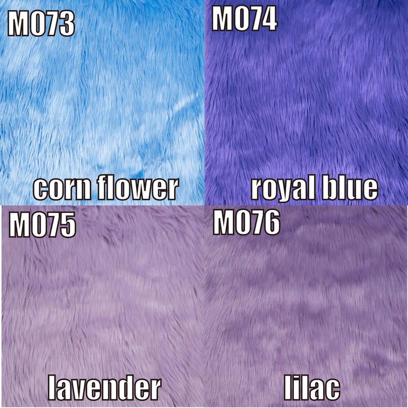 Luxury Long Pile Faux Fur Fabric: Shaggy Cosplay Costume Sewing, 60 ...
