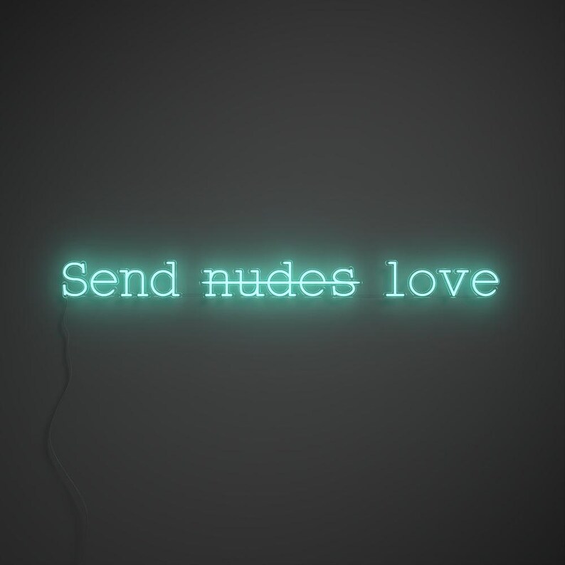 Send Love LED Neon Sign, Bedroom Bar Wedding Decor - Etsy