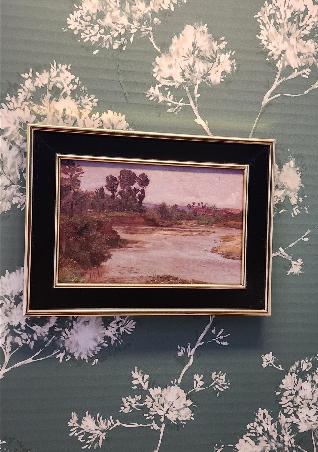 Vintage Forest With Pond Outlet Portrait - Etsy