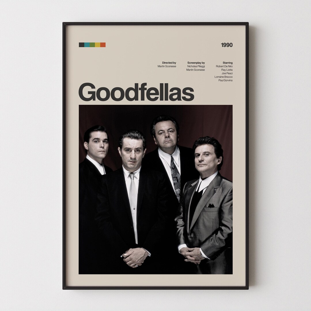Goodfellas Poster, Goodfellas Movie Print, Goodfellas Wall Art, Movie ...