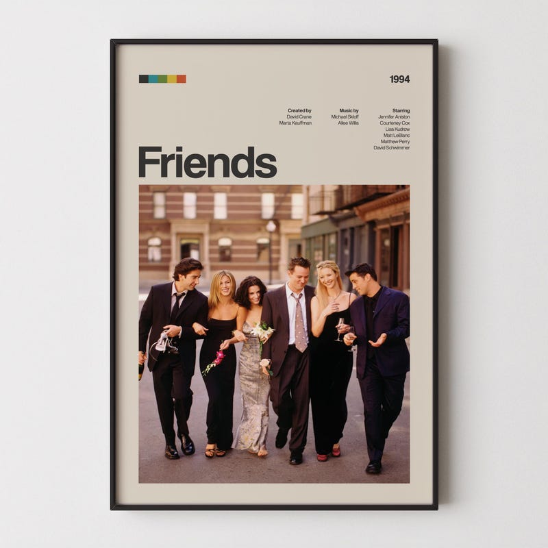 Friends Poster - Etsy UK
