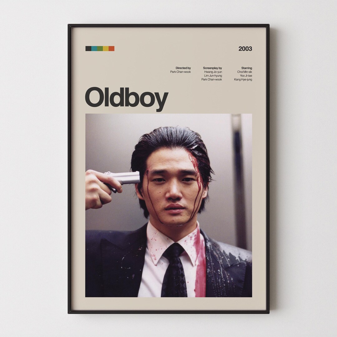 Oldboy Poster, Oldboy Movie Print, Oldboy Wall Art, Movie Poster ...