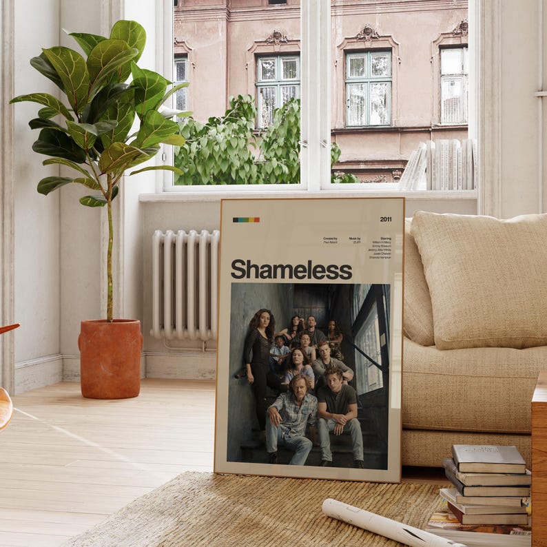 Shameless Poster, Shameless Tv Series Print, Shameless Wall Art, Tv ...
