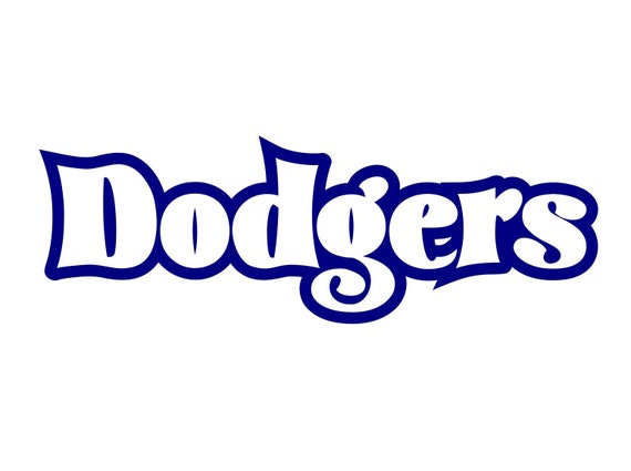 Dodgers Retro SVG File Cut File - Etsy