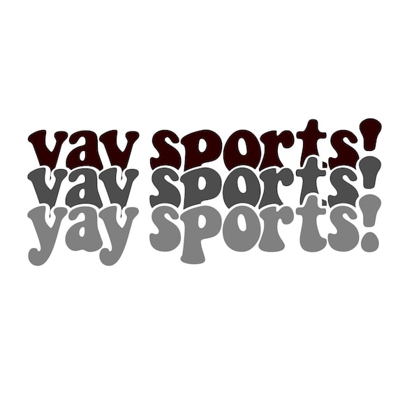 Yay Sports Bubble Letter SVG File Cut File - Etsy