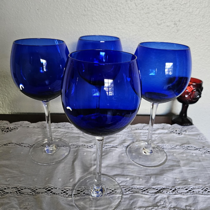 Colored Stemware - Etsy