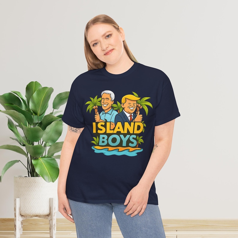 Island Boys Parody Political Cartoon T-shirt, Satirical Humor Graphic ...