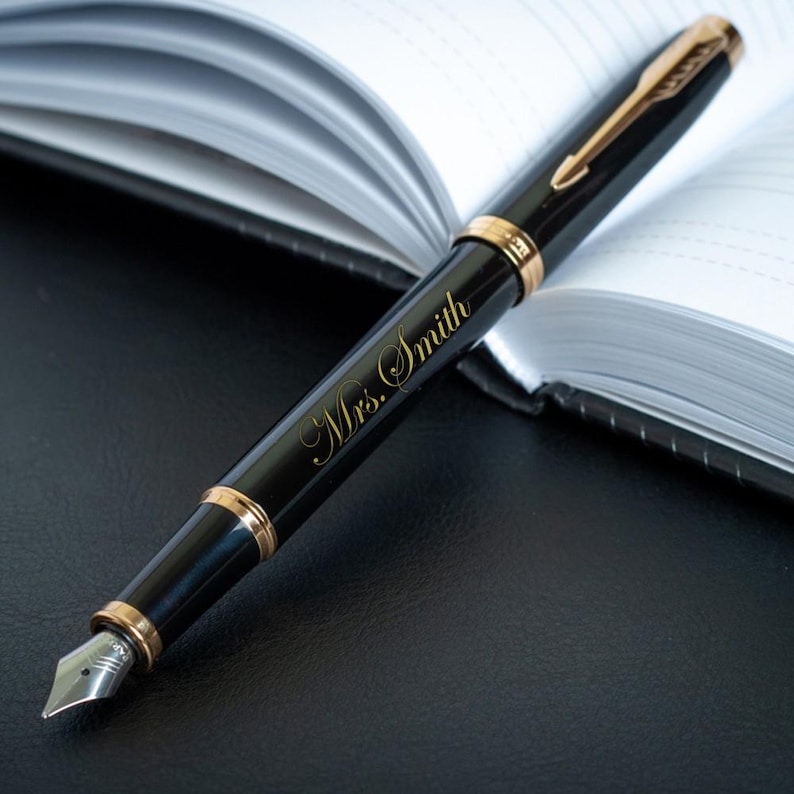 Custom Engraved Fountain Pen With Name - Personalized Pen Parker IM ...