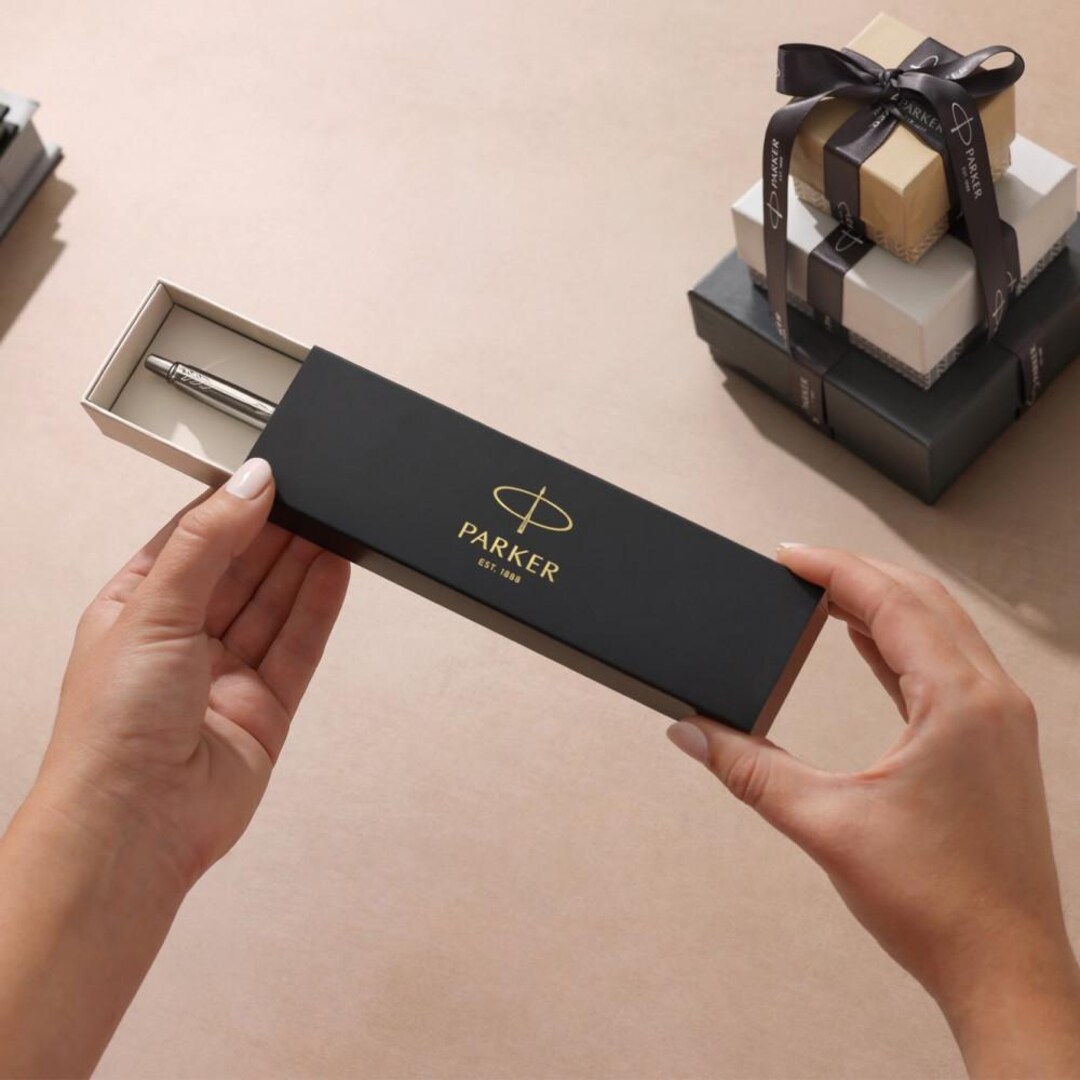 Engraved Parker Jotter Pen: Personalized Ballpoint Pen With Holder - Etsy