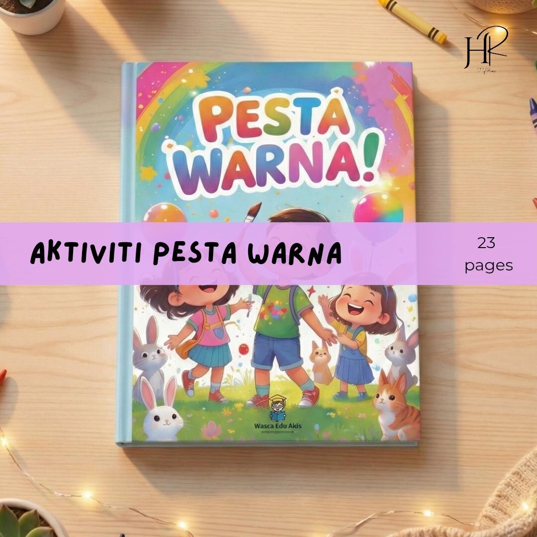 Aktiviti Pesta Warna Kindergarten Color Tracing & Find the Color ...