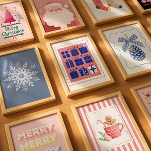 Aesthetic Christmas Wall Art Bundle 80+ | Holiday Prints Set | Xmas ...