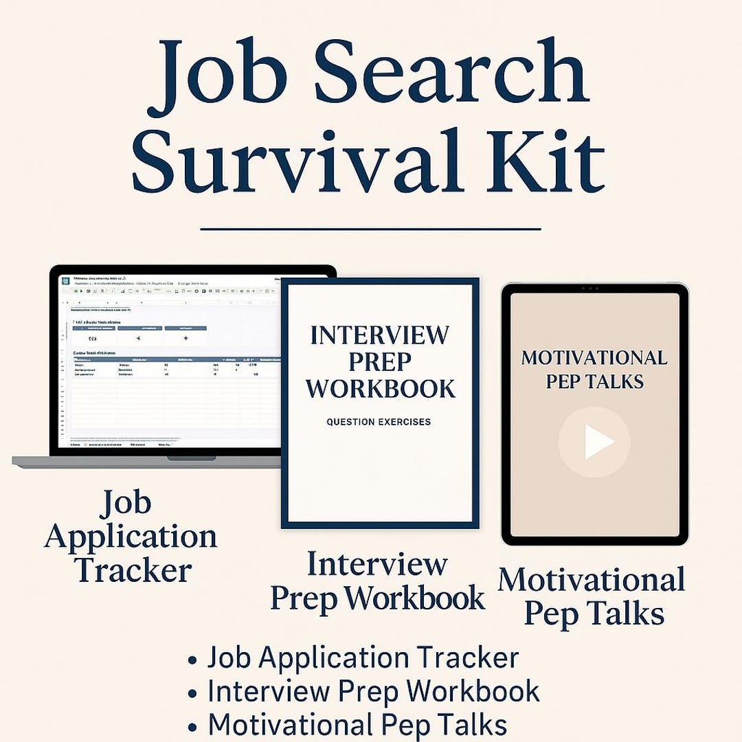 Digital Career Toolkit: Job Search Tracker, Interview Prep (PDF) - Etsy