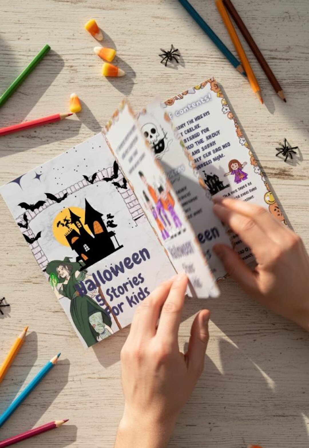 Printable Halloween Story Book for Kids | Spooky Tales (PDF) - Etsy