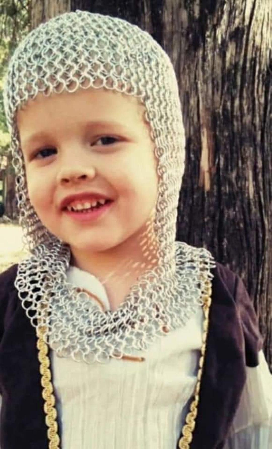 Kids Kids Knight Chainmaile Coifs - Etsy