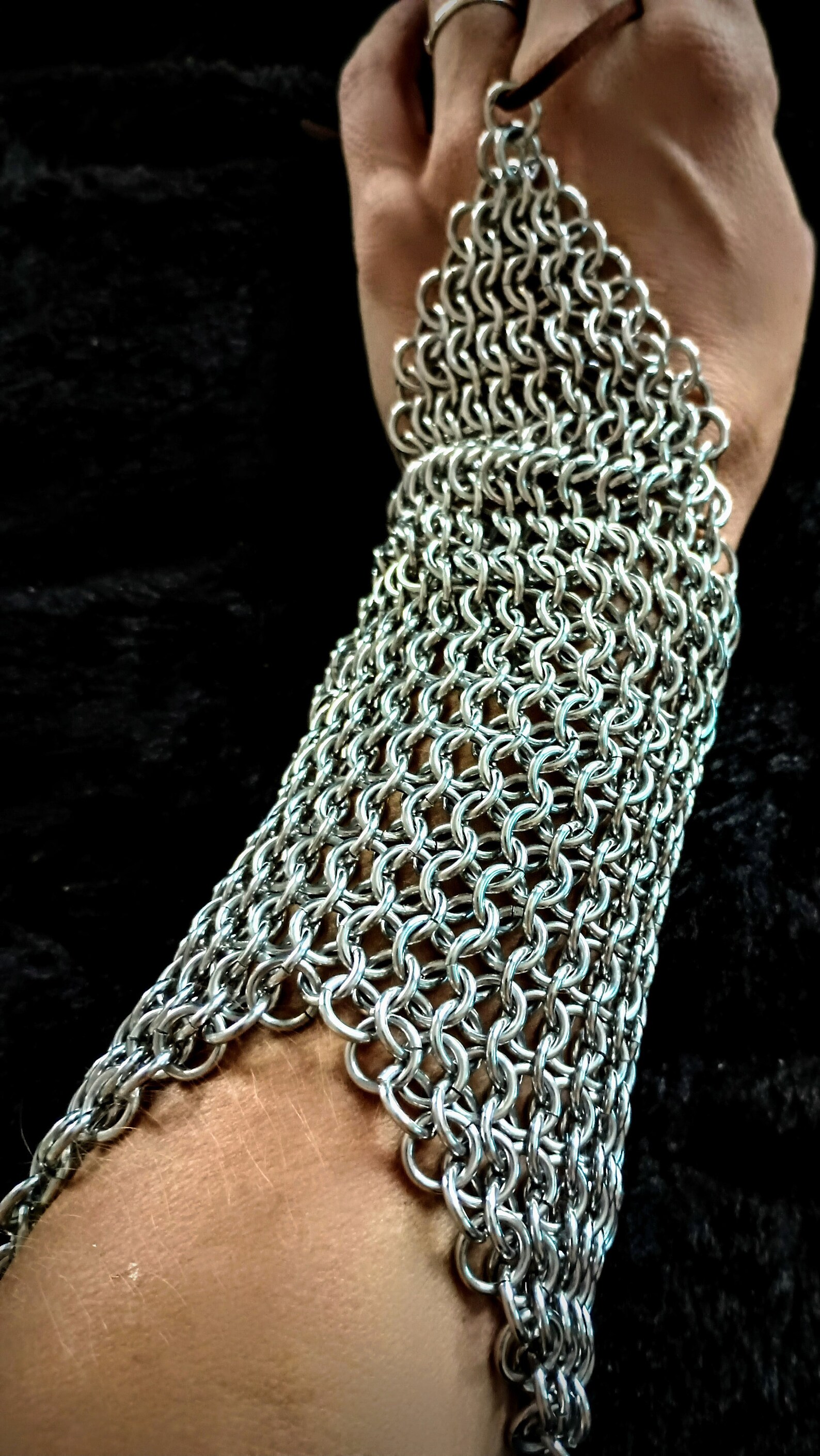 Medieval Chainmaile Fantasy Bracers - Etsy