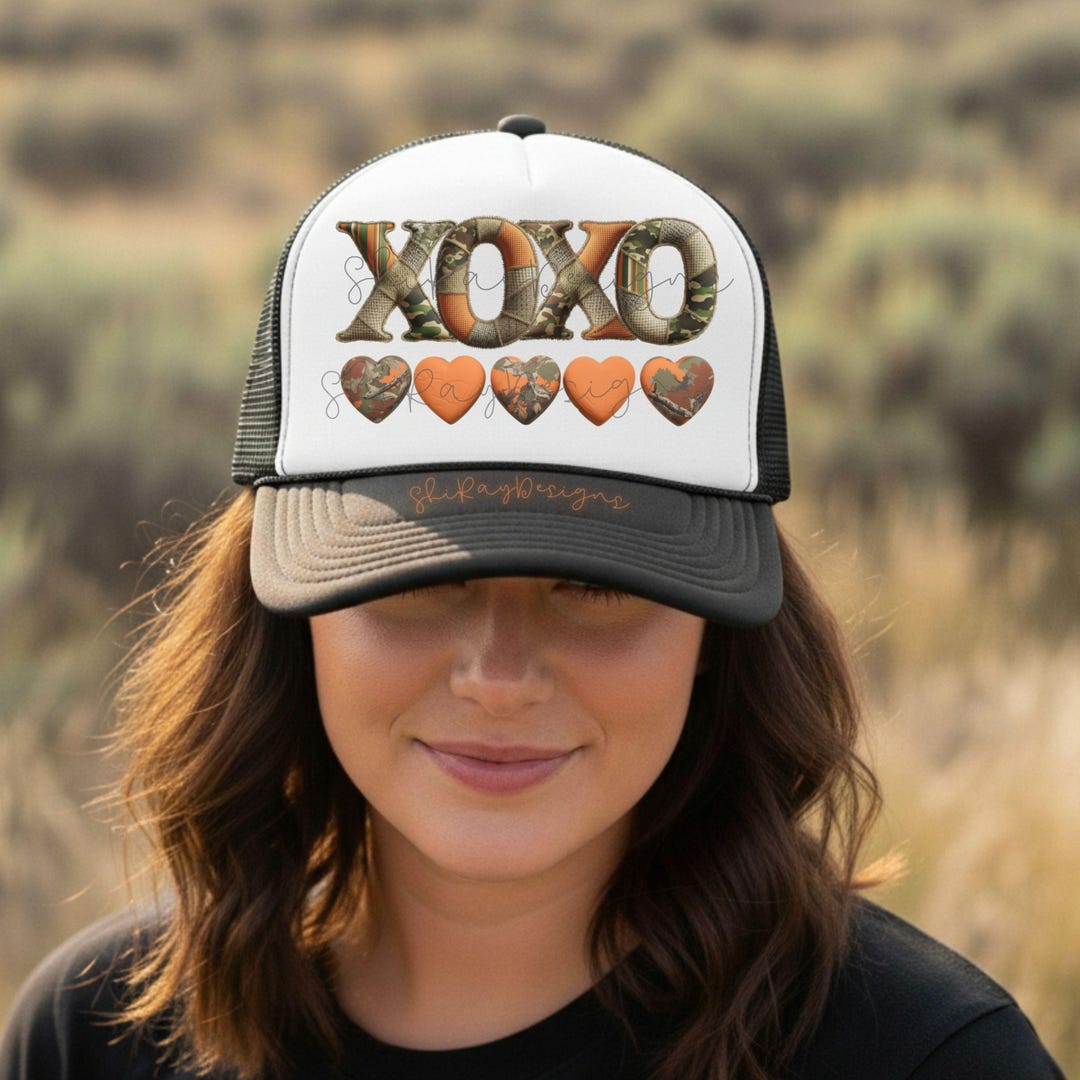 Camouflage XOXO Hearts PNG, Hunting Valentine Design. (digital Download ...