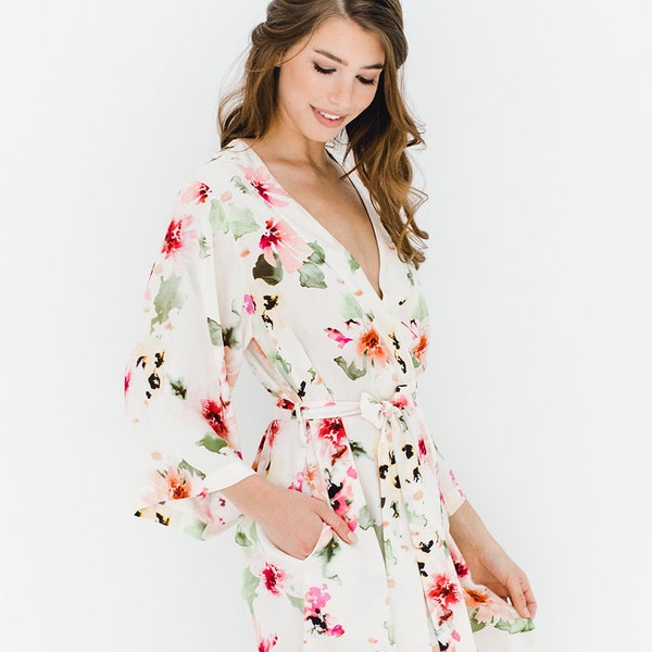 Bridesmaid Robes Floral - Etsy