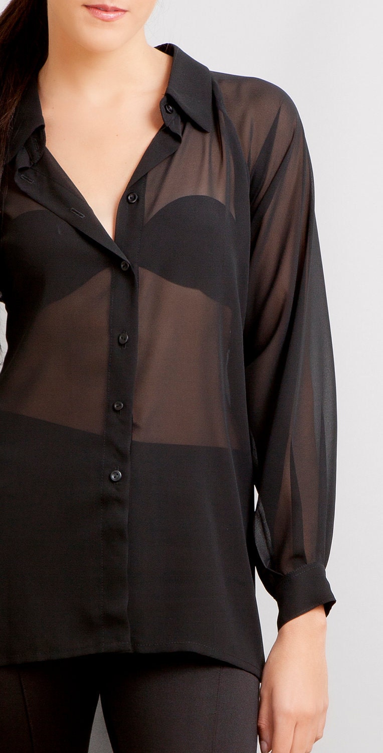 Love Lace Back Holiday Button Down Blouse Top Black S M - Etsy