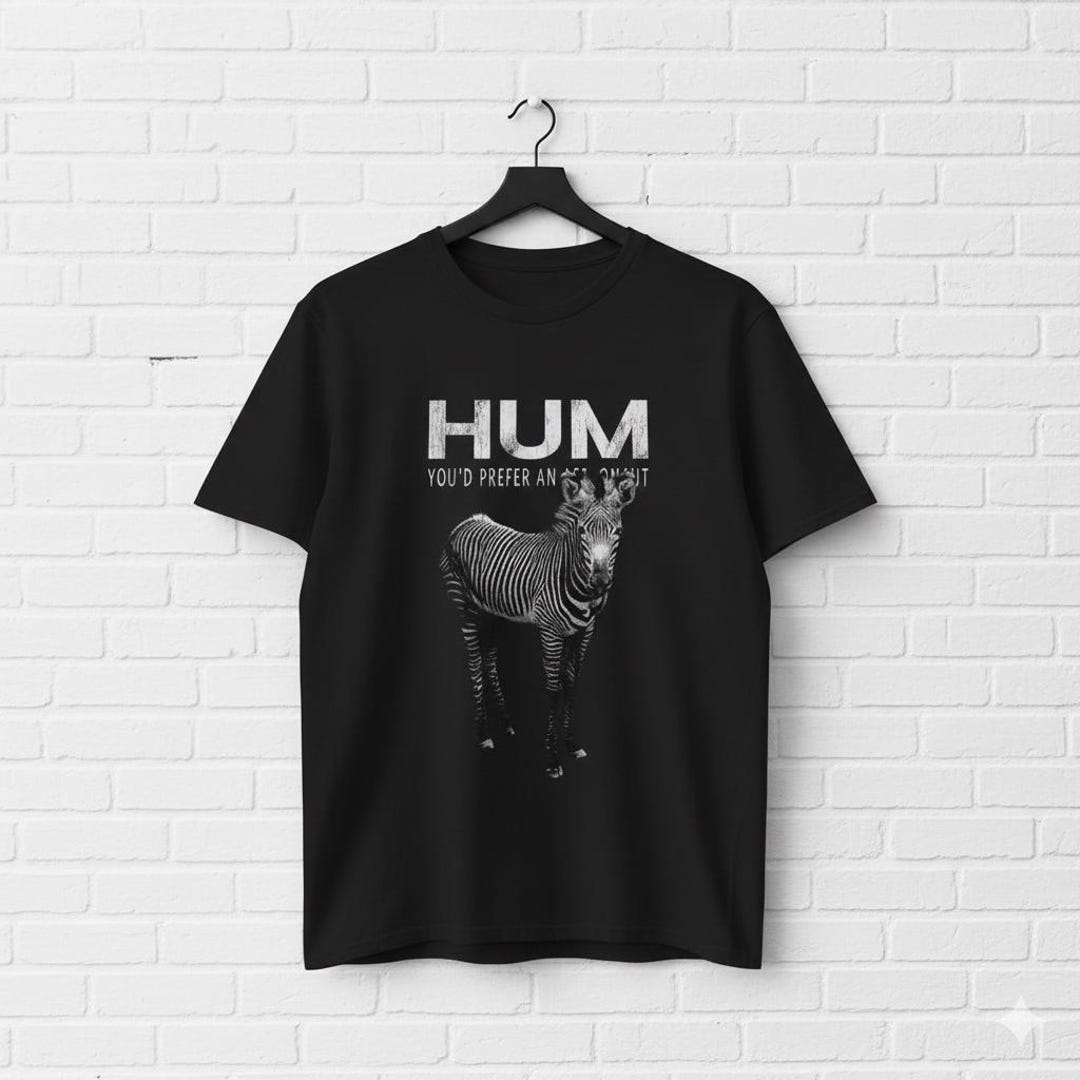 Vintage Hum Band T-shirt – 90s Zebra Graphic Tee - Etsy